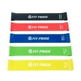 Fitmansdeh Resistance Bands Mini Bands Set of 5 Exercise Bands 12 inch ...