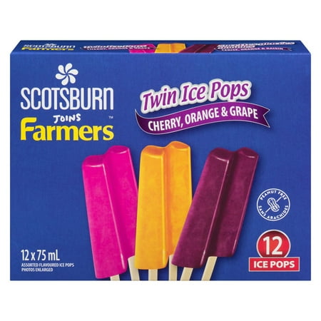 Assorted Twin Ice Pops, 12 x 75mL - Walmart.ca