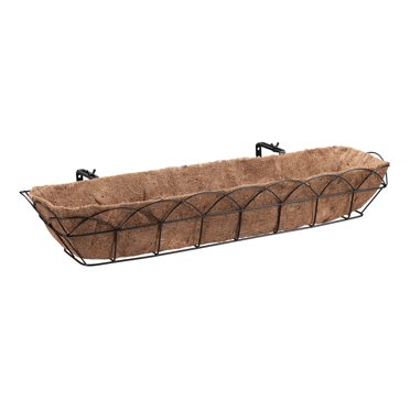 Veranda Resin Wicker Window Box Planter - Walmart.com