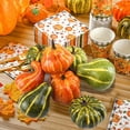 8PCS Realistic Artificial Foam Pumpkins for Halloween Decorations ...