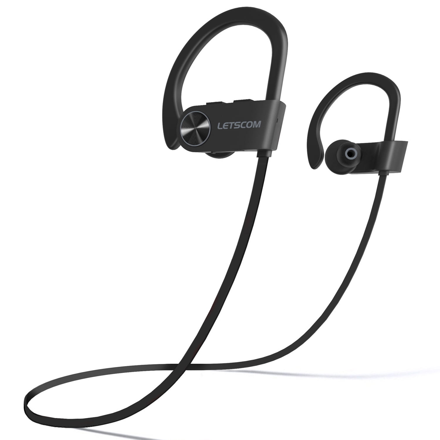 LETSCOM U8I Bluetooth Headphones V5.0 IPX7 Waterproof, HiFi Bass Stereo ...