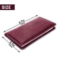 Leather Checkbook Covers for Personal Checkbook, Checkbook Holder with ...