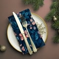 Bahomeck Cloth Napkins Set Of 4 Beautiful Floral Pattern With Flowers ...