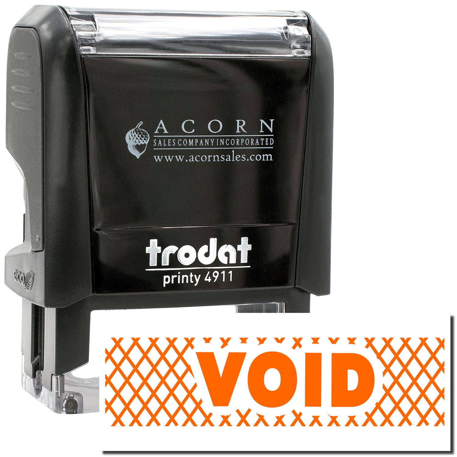 Self-Inking Void with Strikelines Stamp, Trodat Printy 4911, Press and ...