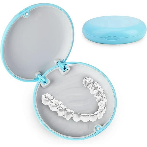 Retainer covers (blue, dentures not included) Orthodontic denture boxes Mouth guards Textured ...