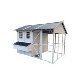 Zylina Modern Chicken Coop Barn - Spacious, Ventilated Design with 2 ...