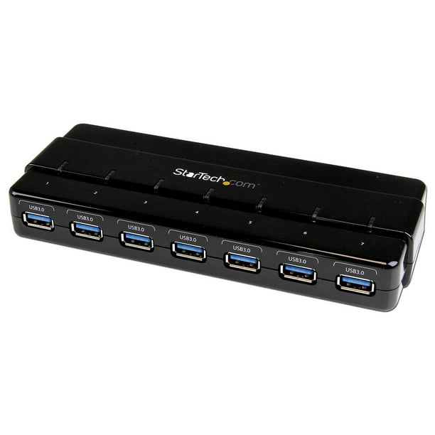 Hub USB 3.0 Super Speed de 7 Puertos con Alimentación. Startech ST7300USB3B | Walmart en línea