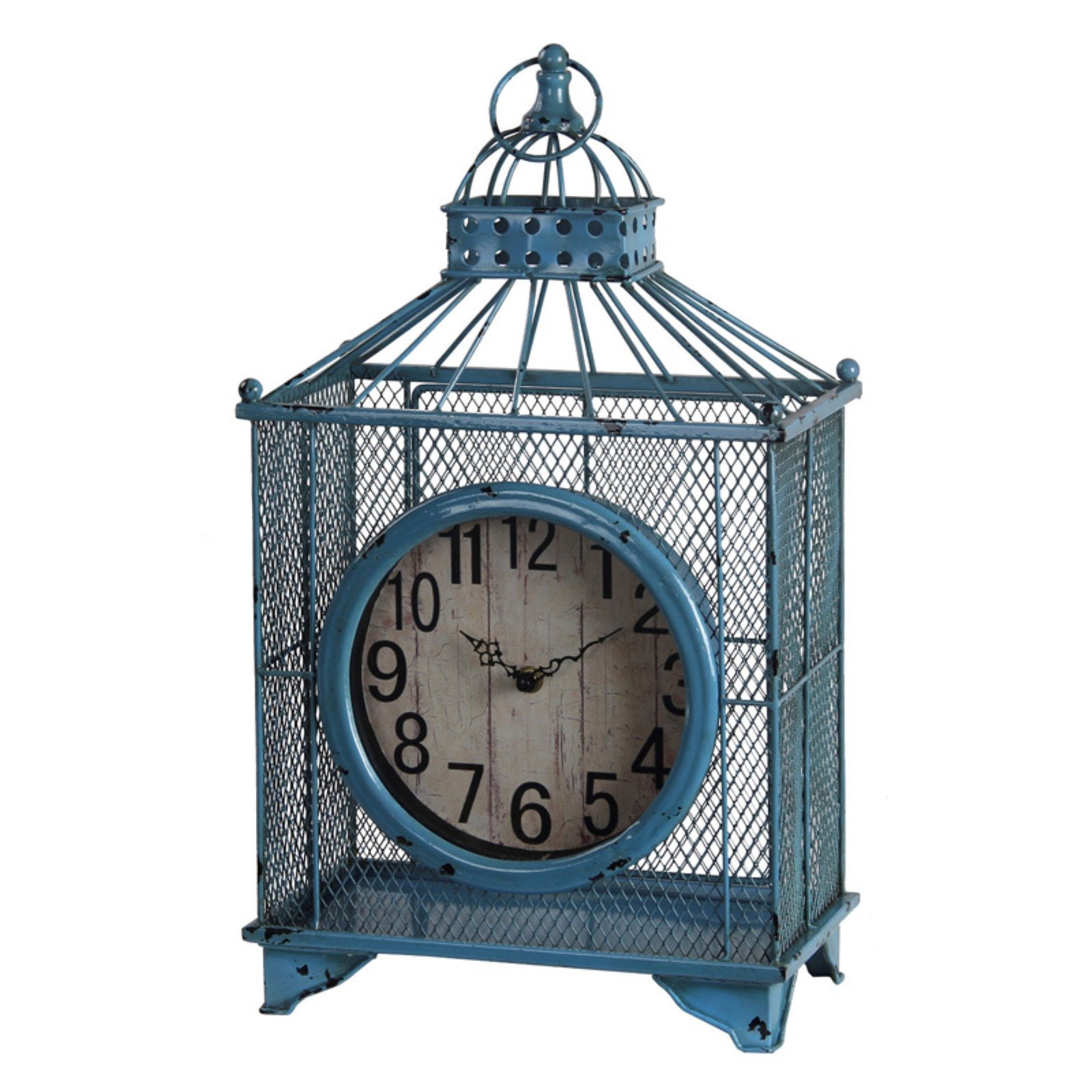Privilege International Bird Cage Iron Table Clock - Walmart.com