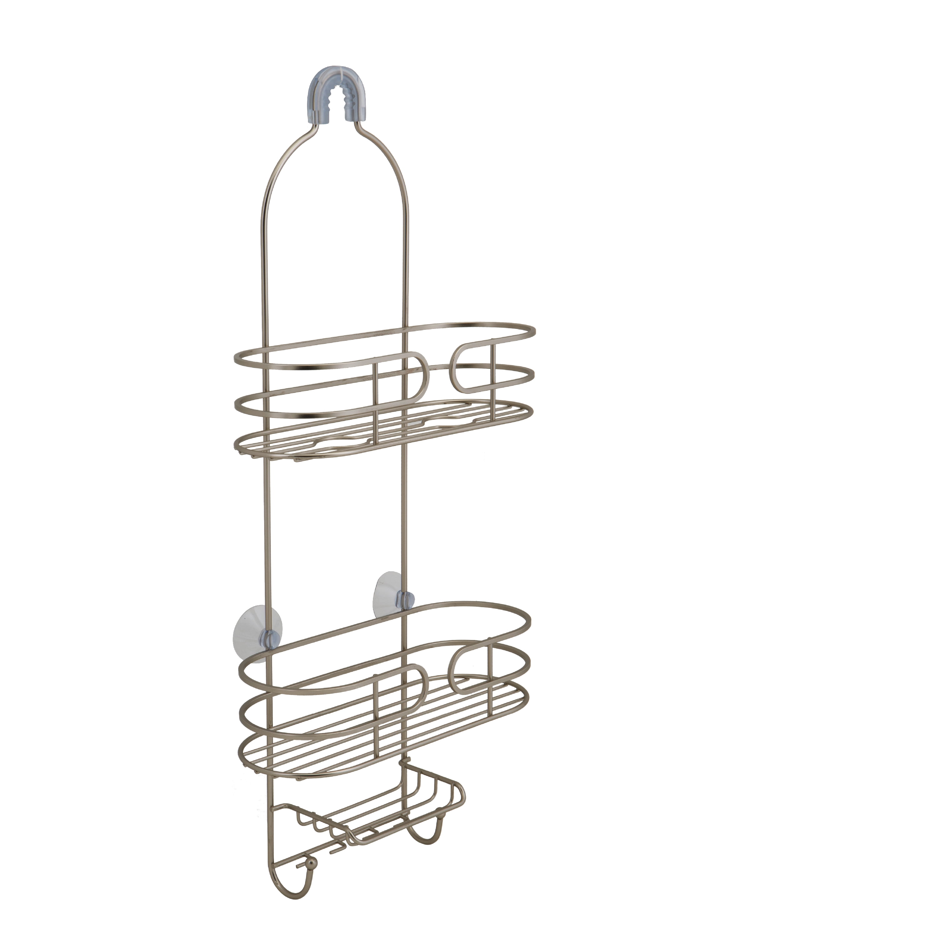 Bath Bliss Shower Caddy- Round Wire Satin Nickel - Park Avenue ...