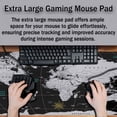 ASIASN-Travel Map of The World Gaming Mouse Pad Large Full Desk Keyboard Mousepad for Computer ...