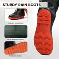 PVC Fishing Chest Waders for Men with Boots, Waterproof Bootfoot Waders, Waders with Boot Hanger ...