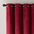 Home Essence Vienna Solid Velvet Window Panel - Walmart.com