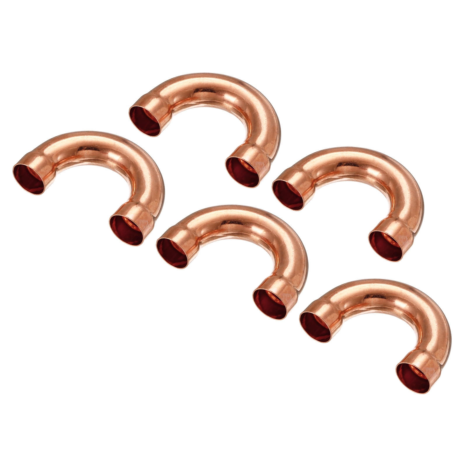 Uxcell U Shape Elbow 180 Degree Copper Pipe Fitting Sweat Welding ...