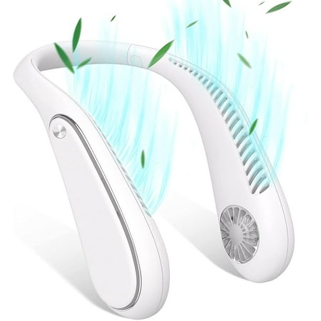 Portable Neck Fan,2021 New Bladeless Cooling Personal Hands Free ...