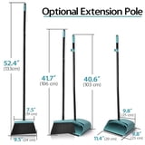 JEHONN Broom with Dustpan Combo Set (Grey-Green) - Walmart.com