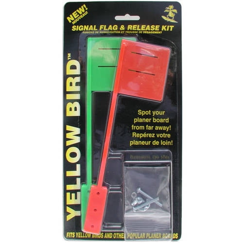 Yellow Bird Flag Kit-(1 red & 1 green flag w/ hardware) - Walmart.com