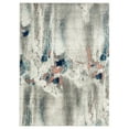 Abani Arto Collection Blue 8' x 10' Box Design Modern Area Rug ...