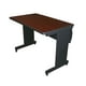 Pronto Adult Rectangle Portable Computer Desks with None, Lockable ...