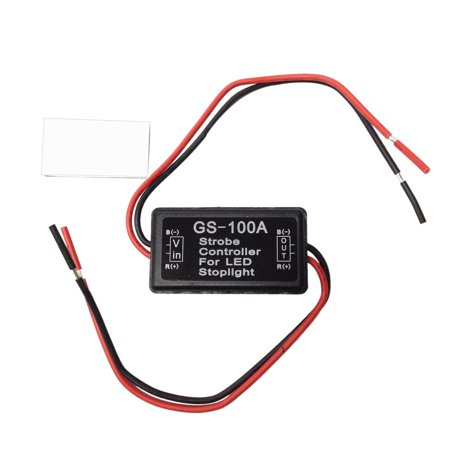 Strobe Controller For LED Stoplight Tail Light Rear Brake Flash Strobe Module black | Walmart Canada