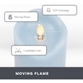 by Luminara Set of 3 (3" x 4.5",5.5",6.5") Flameless Flickering Moving ...