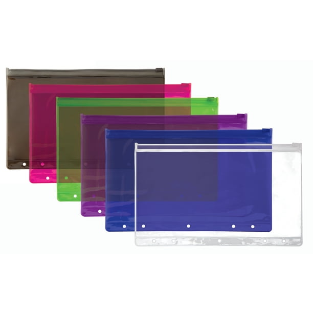 Office Depot® Brand Vinyl Storage Pouch, Assorted Colors - Walmart.com