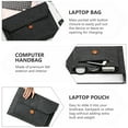 landege Black Laptop Pouch Portable Felt Laptop Tablet Bag Computer ...