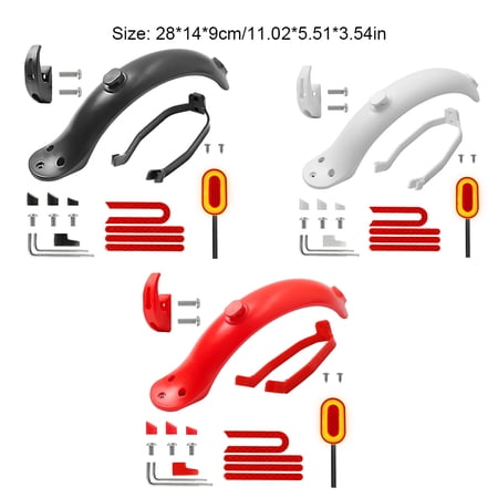 Mud Guard Kit Light-weigh Water Preventing Load-bearing Hook Scooter ...