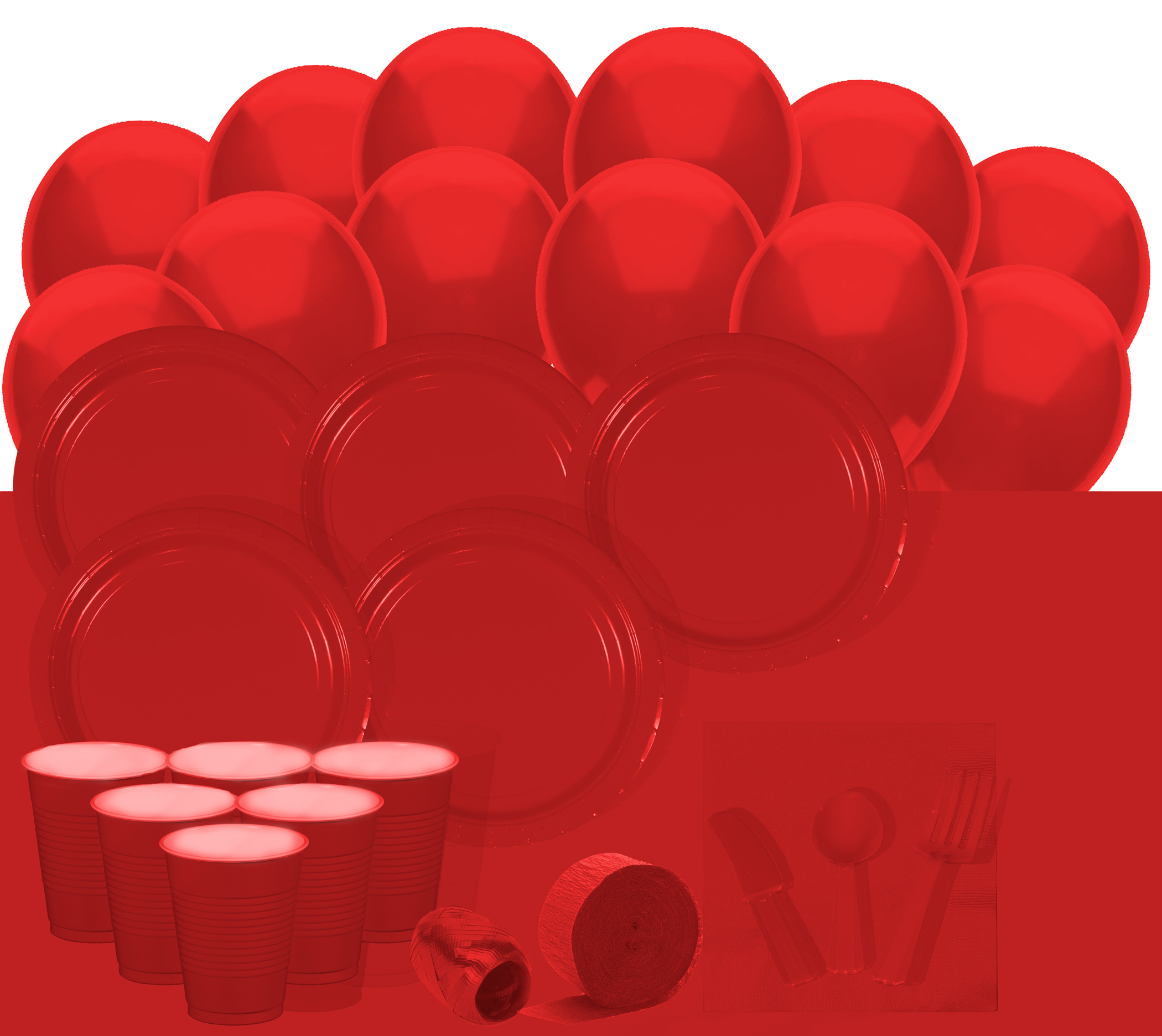 Deluxe Graduation Party Pack for 12 Guests - School Colors - Walmart.com