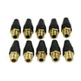 10Pc/Pack Rubber / Brass Safety Tip Nozzle for Air Blow Tools 1/8 Inch ...