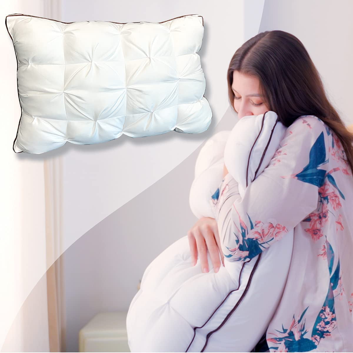 Click here for Jhijhoo Luxury Hotel Quality Soft And Fluffy Pillo... prices