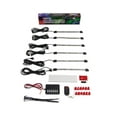 LEDGlow 6pc Flexible LED Million Color Interior Underdash Lighting Kit ...