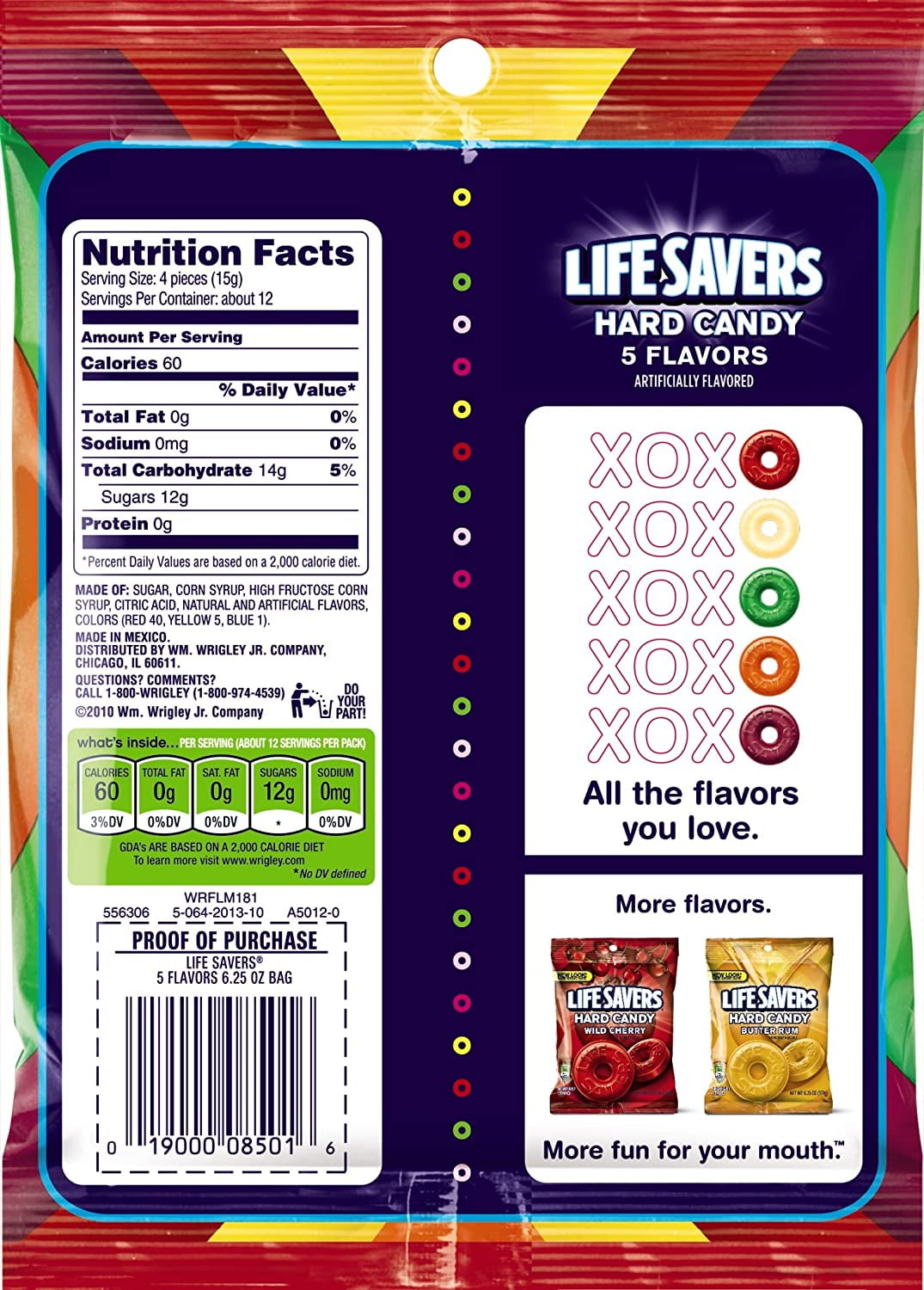 Lifesaver Candy Nutrition Facts | Besto Blog