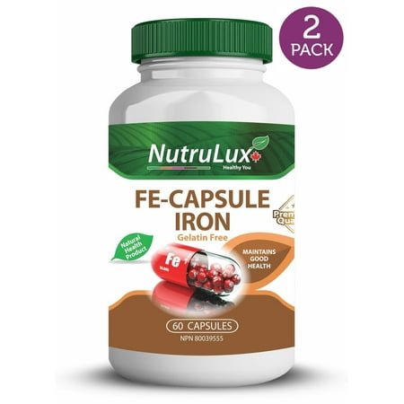 Fe Capsule Iron ( 50 mg Ocimum Tenuiflorum ) Halal Gelatin Free ...