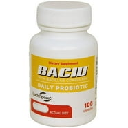 Bacid Daily Probiotic Dietary Supplement For Digestive Health ...