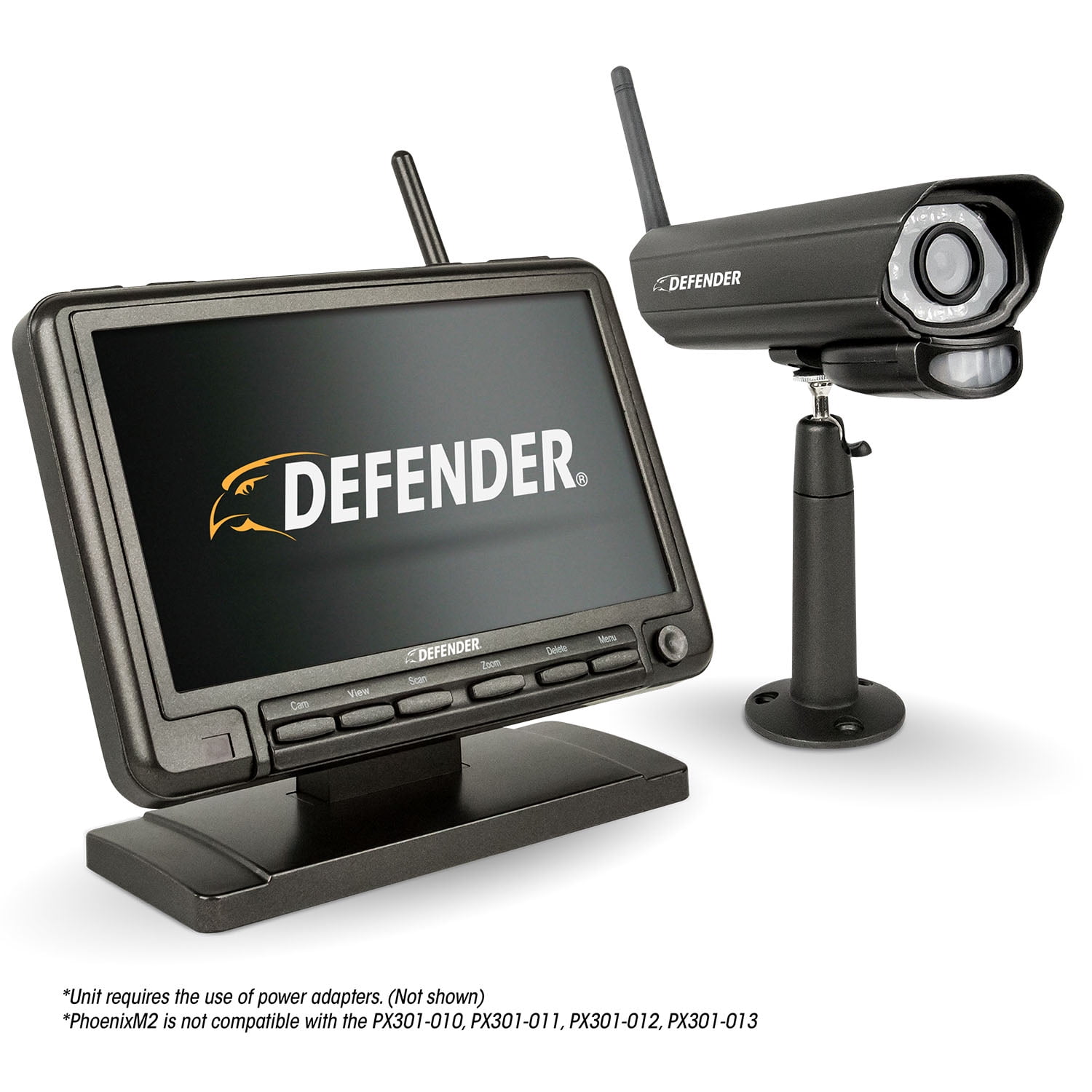 Defender PHOENIXM2 Digital Wireless 7” Monitor DVR Security System with ...