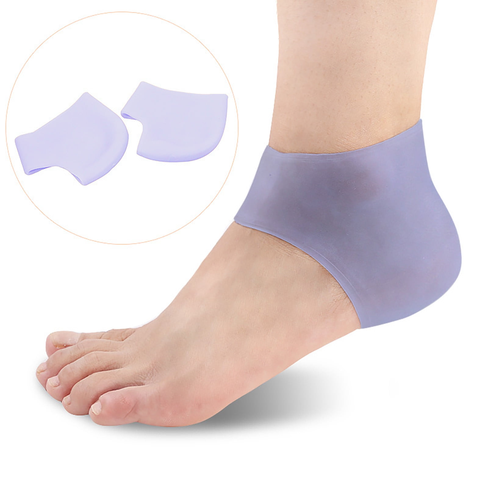 Silicone Foot Chapped Care Tool Moisturizing Gel Heel Socks Cracked ...