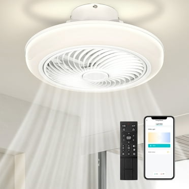 Bright Corners 52 inch Downrod 5 Blades LED Lights Ceiling Fans with ...