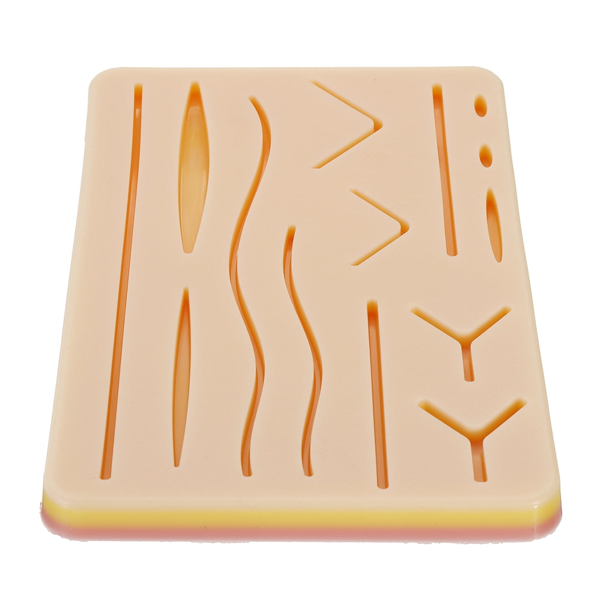 Silicone Skin Suture Practice Pad Medical Surgical Incision Training ...