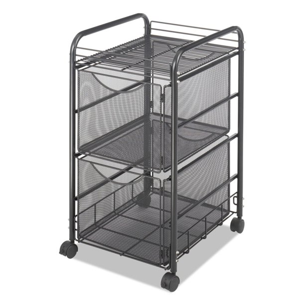 Safco Onyx Mobile File Cart 5212BL - Walmart.com