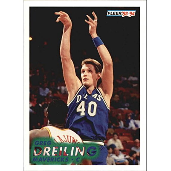 1993-94 Fleer #268 Greg Dreiling NBA Basketball Trading Card - Walmart.com
