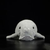 Realistic Dugong Stuffed Animal Plush Toy, Lifelike Animal Plushies ...