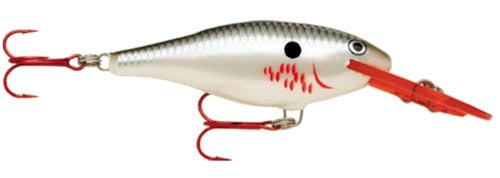 Rapala Shad Rap 07 Fishing Lure - Bleeding Pearl - Walmart.com