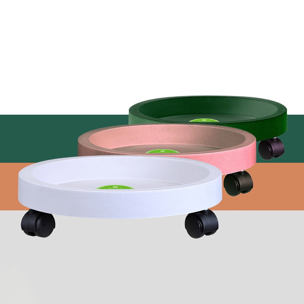XZNGL Flower Pot Universal Wheel Mobile Tray Flower Pot Bottom Basin ...