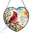 Red Bird Wall Hanging Decorations Ornament with Chain Outdoor Sun ...