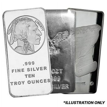 10 oz Silver Bar - Morgan Design - Walmart.com