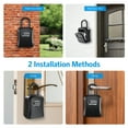 AMIR Key Lock Box - Secure House Key Storage, Resettable Code, Outdoor ...