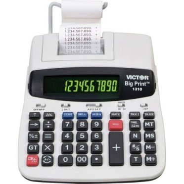 Sharp CS-2850A Two-Color Printing Calculator, Black/Red Print, 4.8 ...