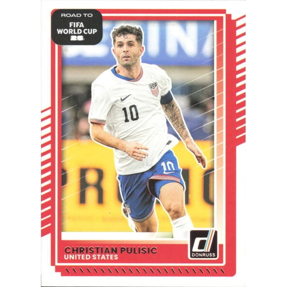 2025-26 PANINI DONRUSS ROAD TO WORLD CUP BASE #25 CHRISTIAN PULISIC ...