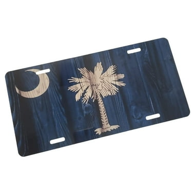 South Carolina State Flag Novelty Metal Vanity License Tag Plate ...