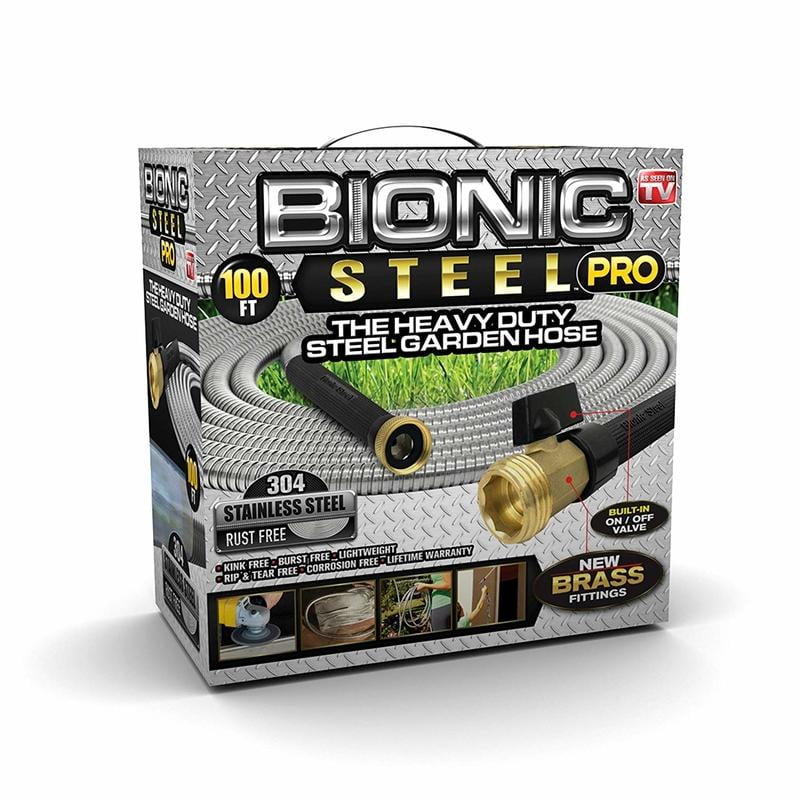 Bionic Steel Pro 5 8 In D X 100 Ft L Heavy Duty Silver Stainless